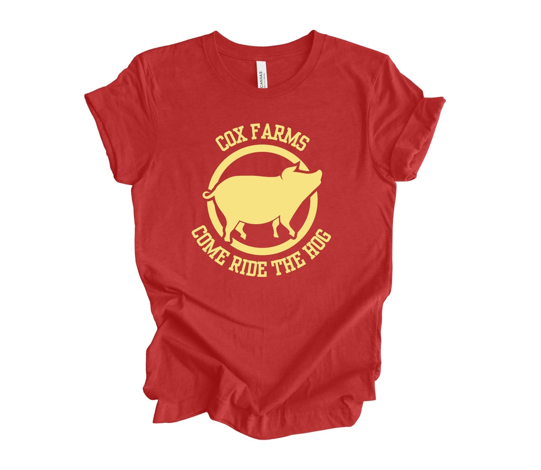 Cox Farms Ride the Hog Shirt Vintage Farm Shirt gift for Farmer Funny ...