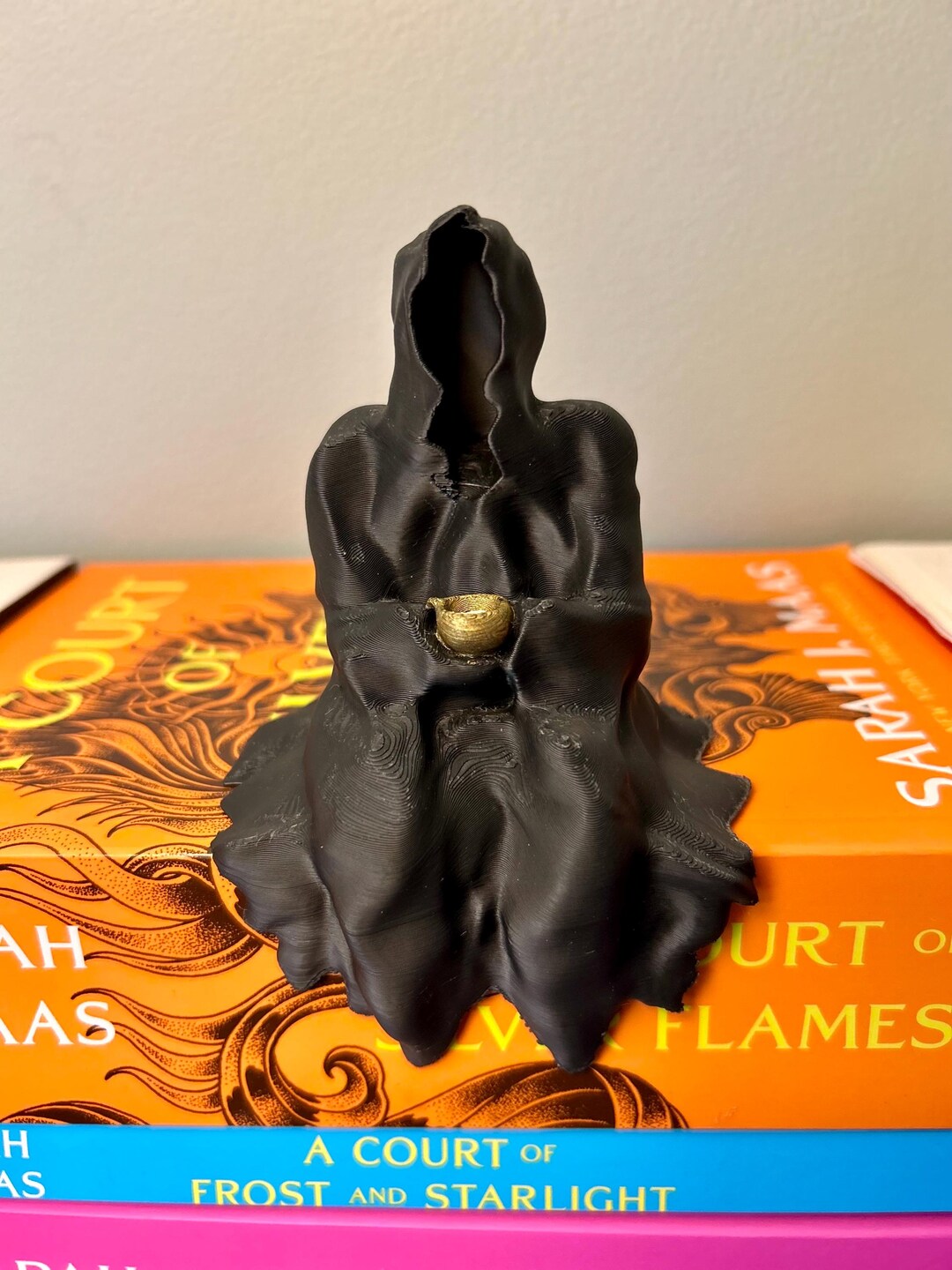Sitting Hooded Suriel Inspired Figurine With Painted Teacup - Etsy