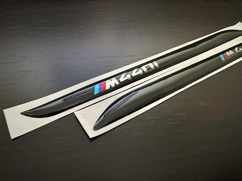 Custom BMW F30 Fender Emblems / Decals F3X, F80, B58, 440i, 340i, 335i ...