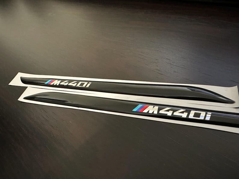 Custom BMW F30 Fender Emblems / Decals F3X, F80, B58, 440i, 340i, 335i ...