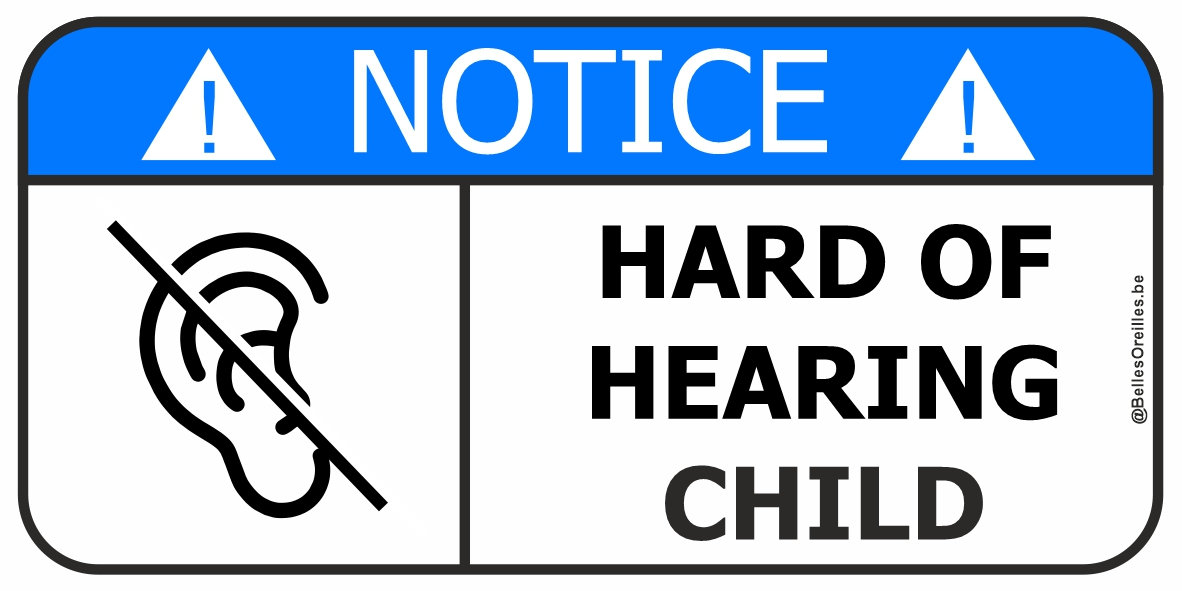 Stickers Hard-of-hearing for Car, Bike, Truck, Glass,... - Etsy