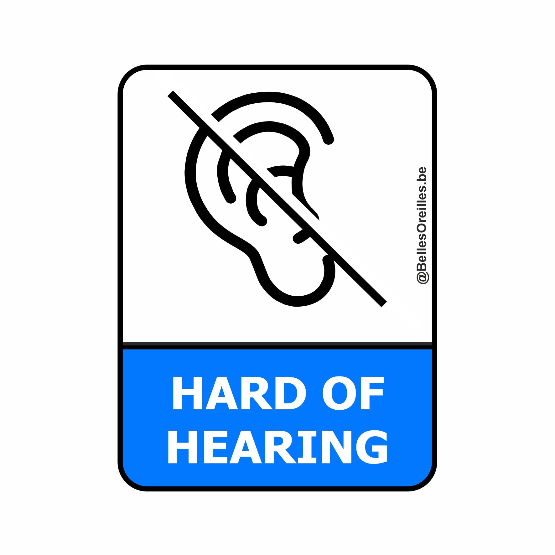 Stickers Hard-of-hearing for Car, Bike, Truck, Glass,... - Etsy