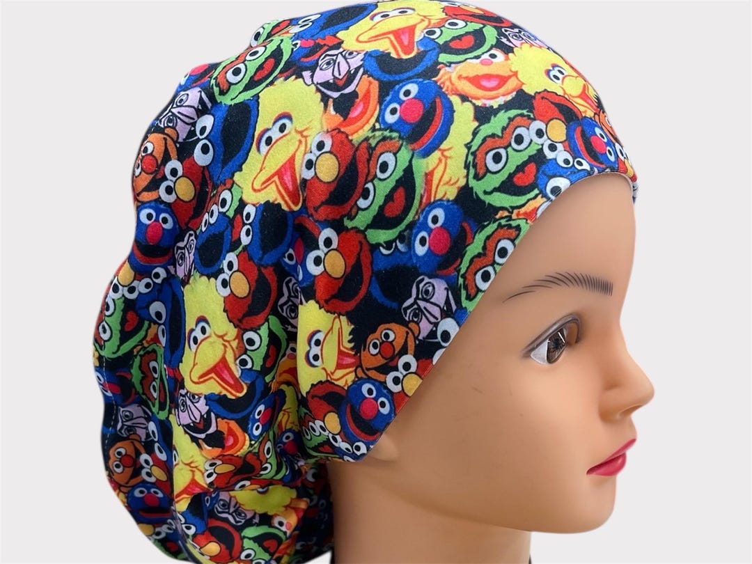 Cartoon TV Show Scrub Cap, Adjustable Euro Scrub Cap, Healthcare Scrub ...