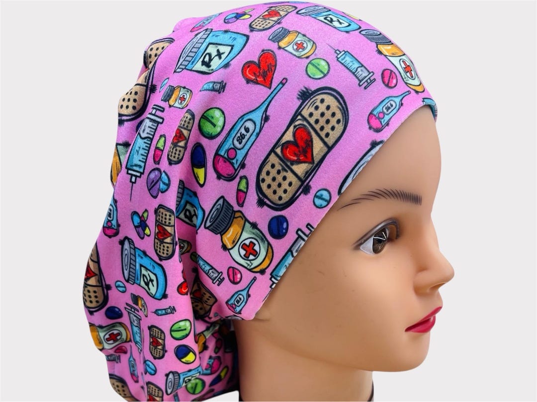 Nurse Scrub Cap, Euro Scrub Cap for Women , Scrub Cap for Women ...
