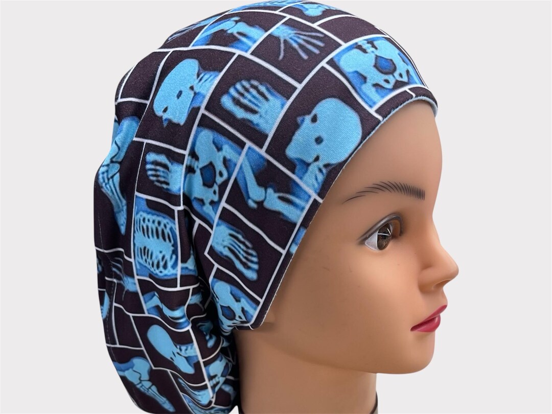 Human Bones Scrub Cap, Women Scrub Cap, Scrub Cap, Nurse Scrub Cap ...