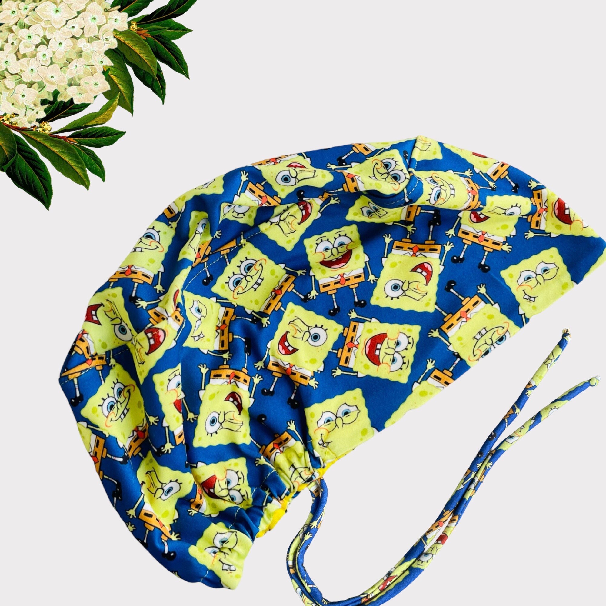Spongebob Scrub Cap, Scrub Cap for Women , Scrub Cap for Women, Dental ...