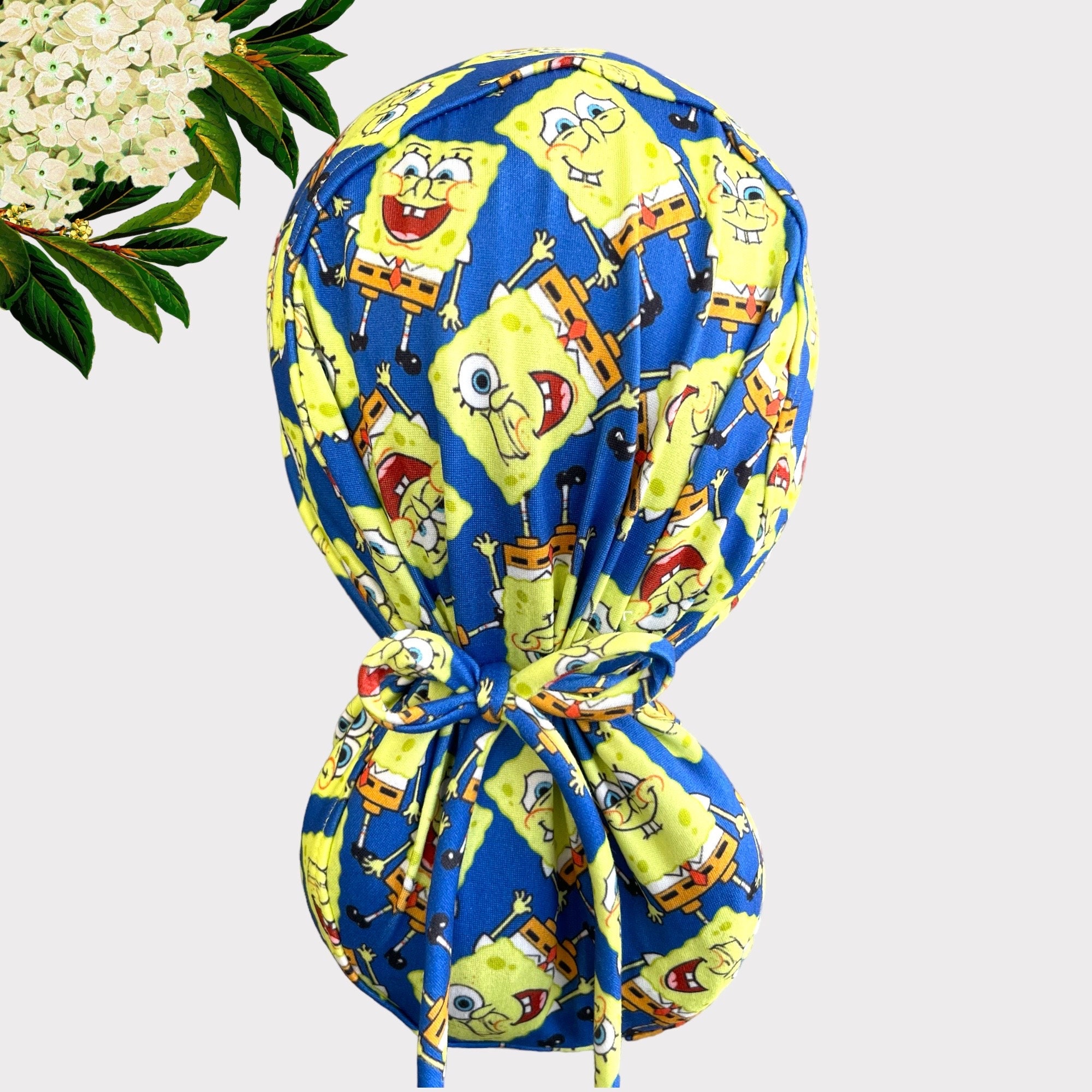 Spongebob Scrub Cap, Scrub Cap for Women , Scrub Cap for Women, Dental ...
