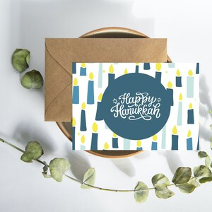 Hanukkah Greeting Card Printable Jewish Holiday Card - Etsy