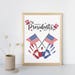 President's Day Handprint Craft, USA Presidents Day Art, Toddler ...