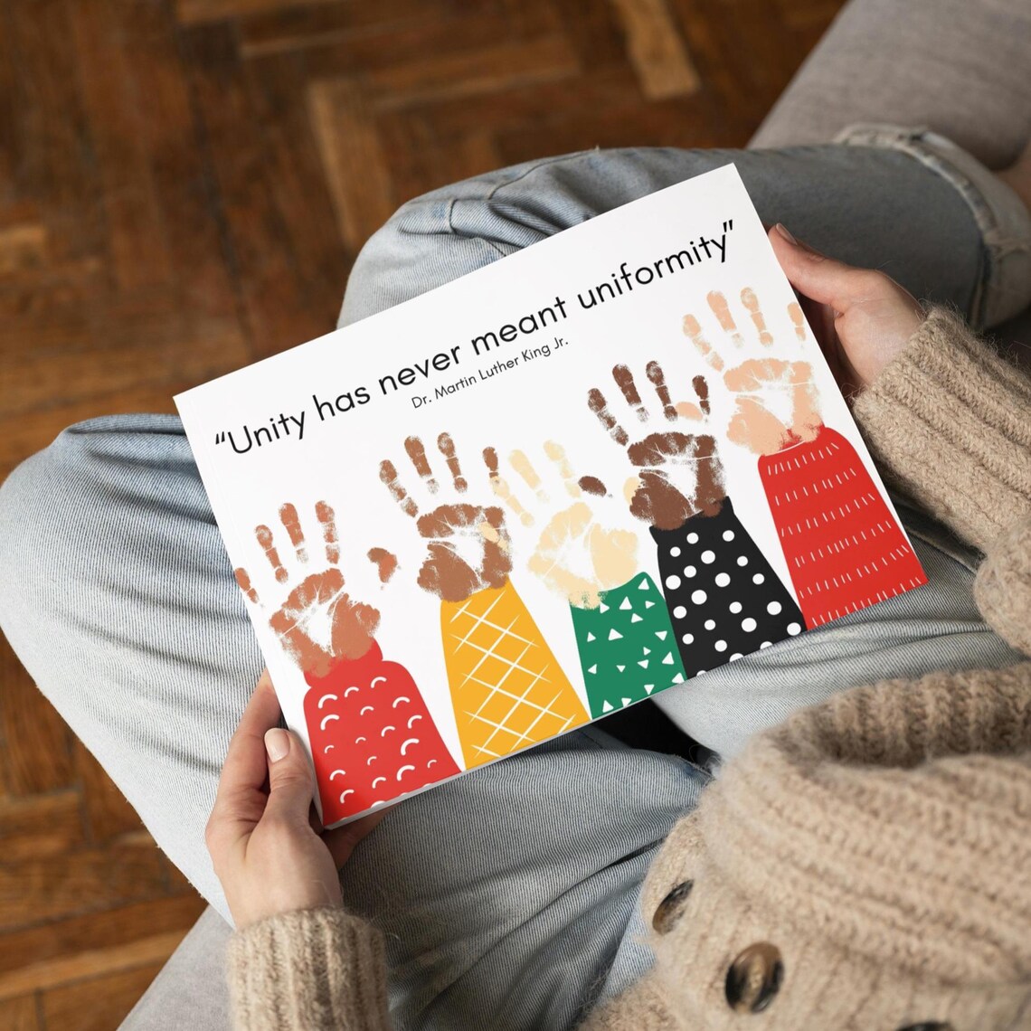 MLK Day Handprint Art, Printable Diversity Activity for Kids (instant ...