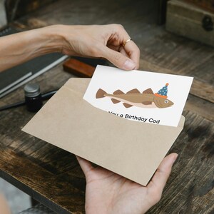 Printable Funny Birthday Card, Got You a Birthday Cod, Fisherman's ...