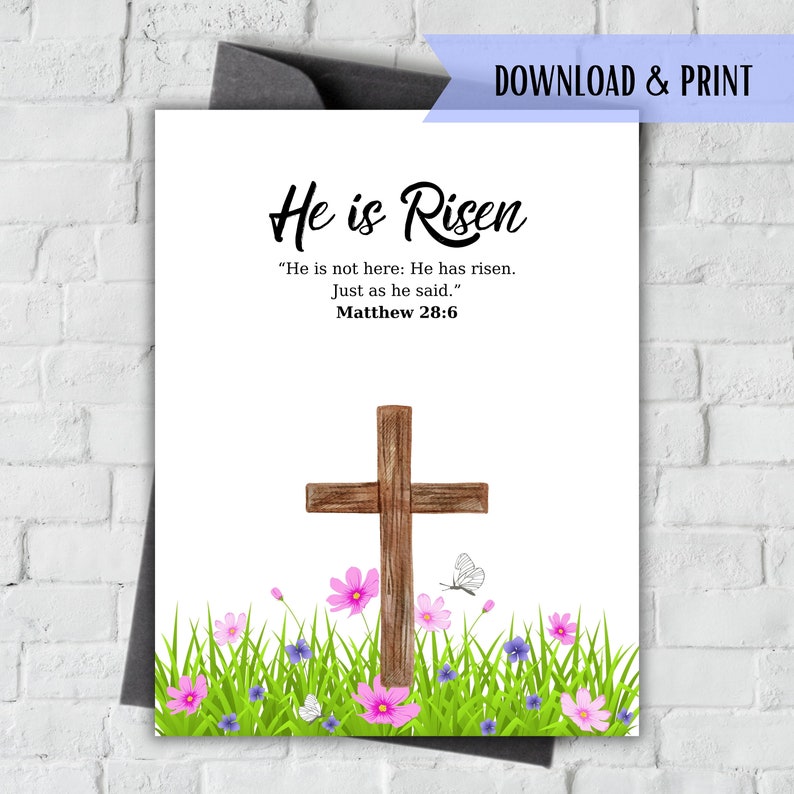 He is Risen Handprint Craft, Easter Handprint Activity for Kids ...