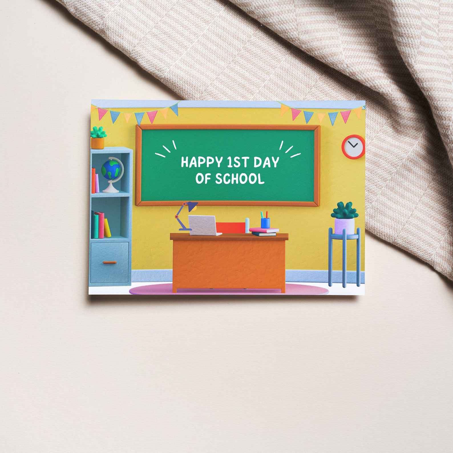 Happy First Day of School Card, Printable Back to School Card, Student ...