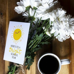 Bright School Year Card, Printable Back to School Card, New School Year ...