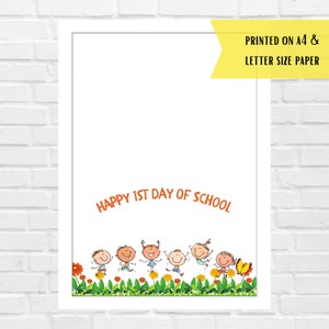 Happy First Day of School Card, Printable Back to School Card, Student ...