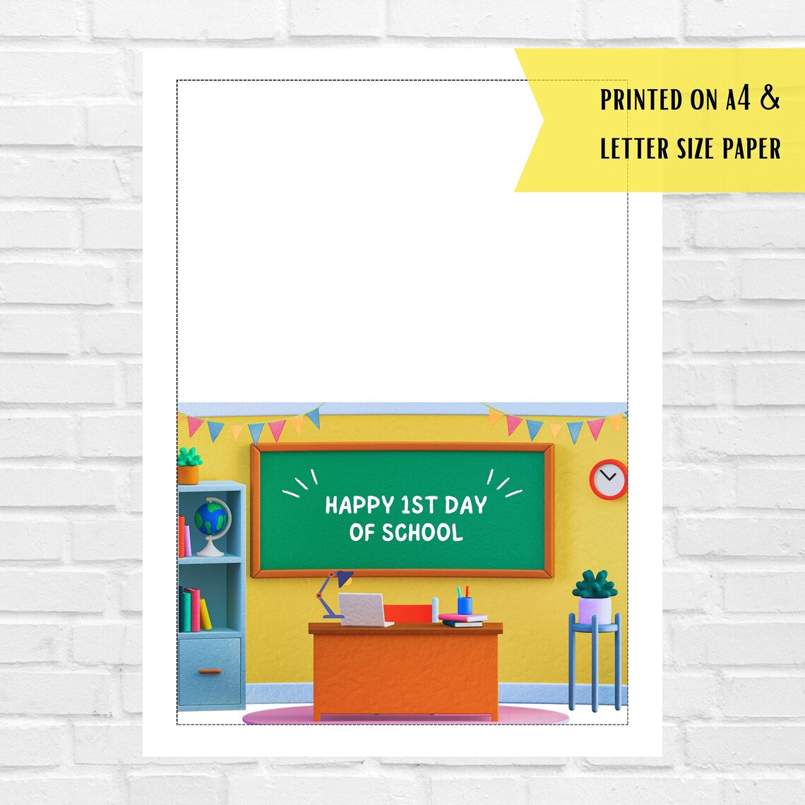 Happy First Day of School Card, Printable Back to School Card, Student ...