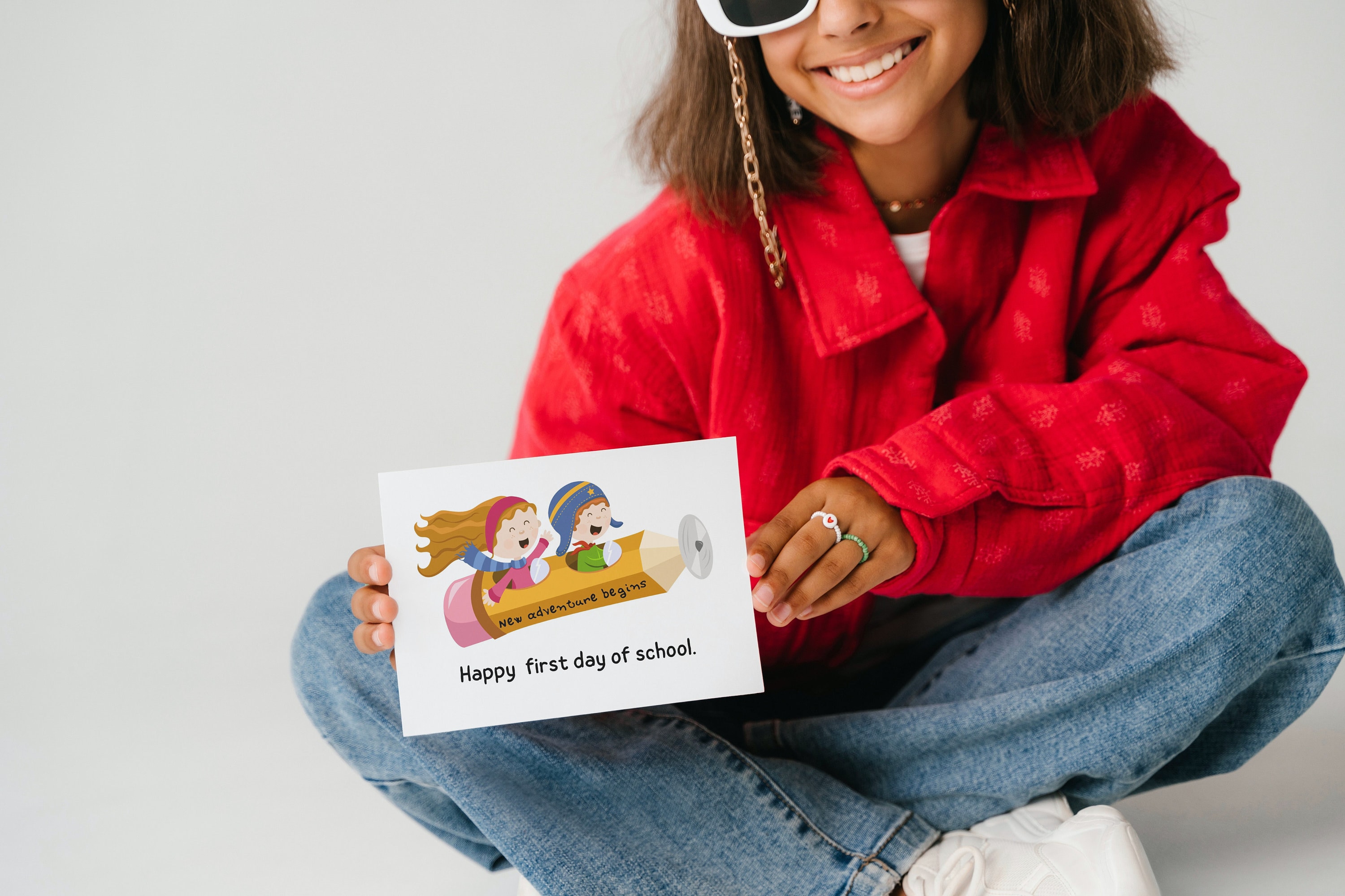 Happy First Day of School Card / Printable Back to School Card - Etsy