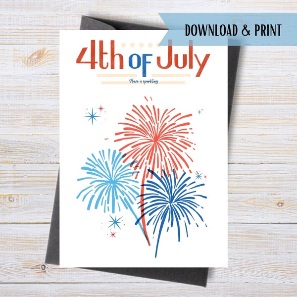 4th of July Cards - Etsy