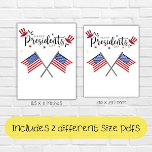 President's Day Handprint Craft, USA Presidents Day Art, Toddler ...
