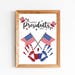 President's Day Handprint Craft, USA Presidents Day Art, Toddler ...