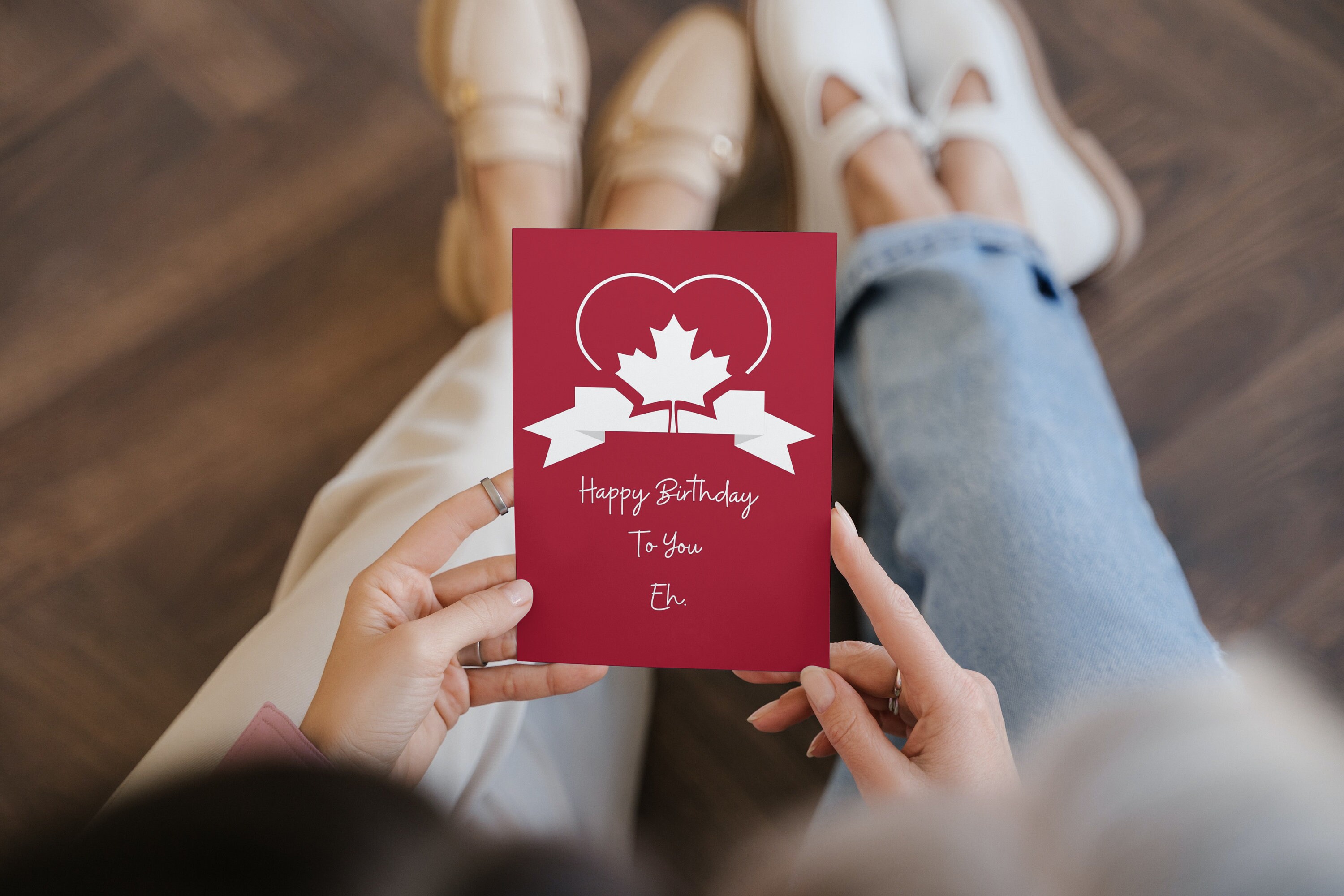 Canada Happy Birthday Card, Red Maple Leaf, Printable July 1, Canada ...