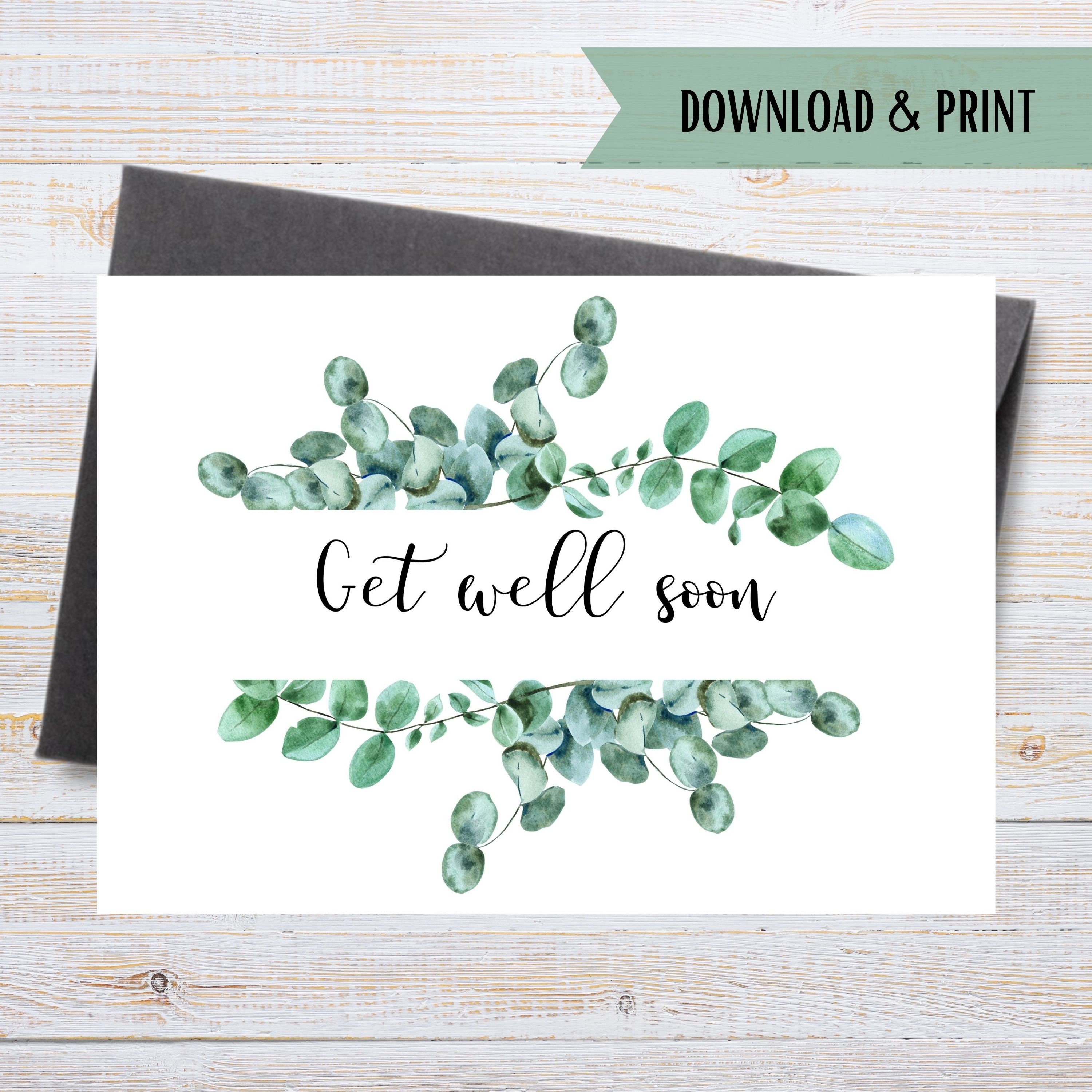 Get Well Soon Printable Template