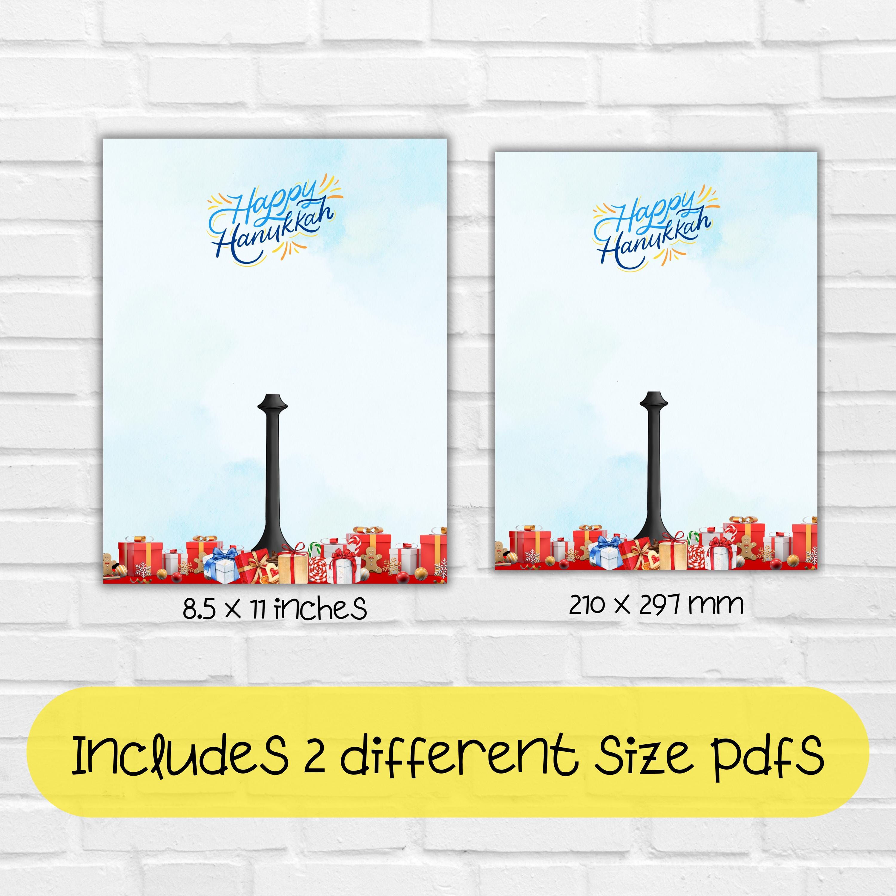 Hanukkah Candlestick Handprint Art, Jewish Kids Holiday Craft ...