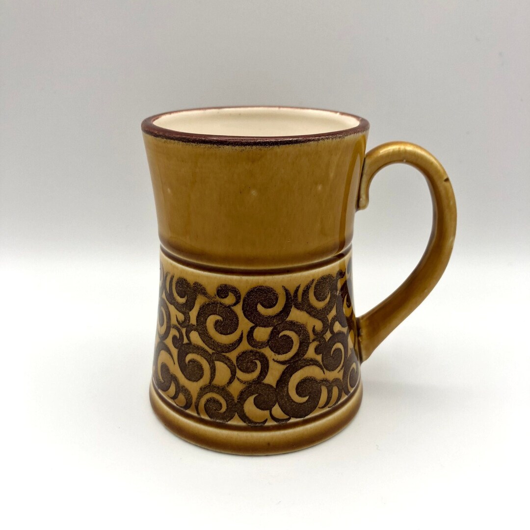 Vintage Mug, Mid Century Modern, Boho Style Mug, Coffee Cup, Tea Cup ...