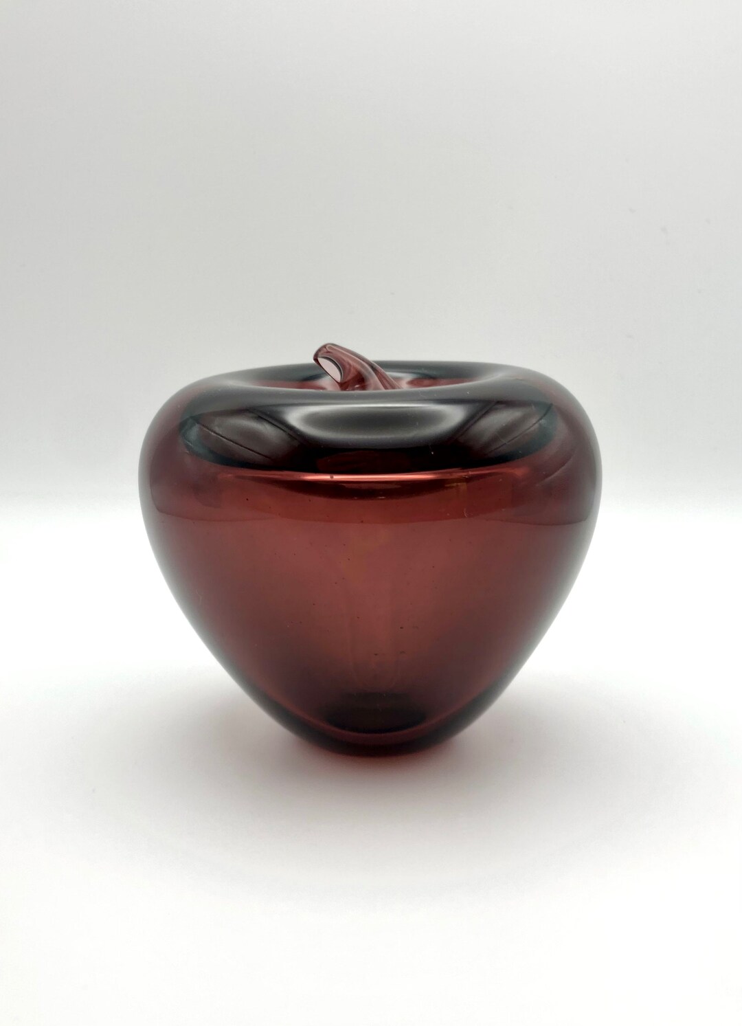 Paperweight, Blenko, Blenko Apple, Glass Paperweight, Home Office, Home ...