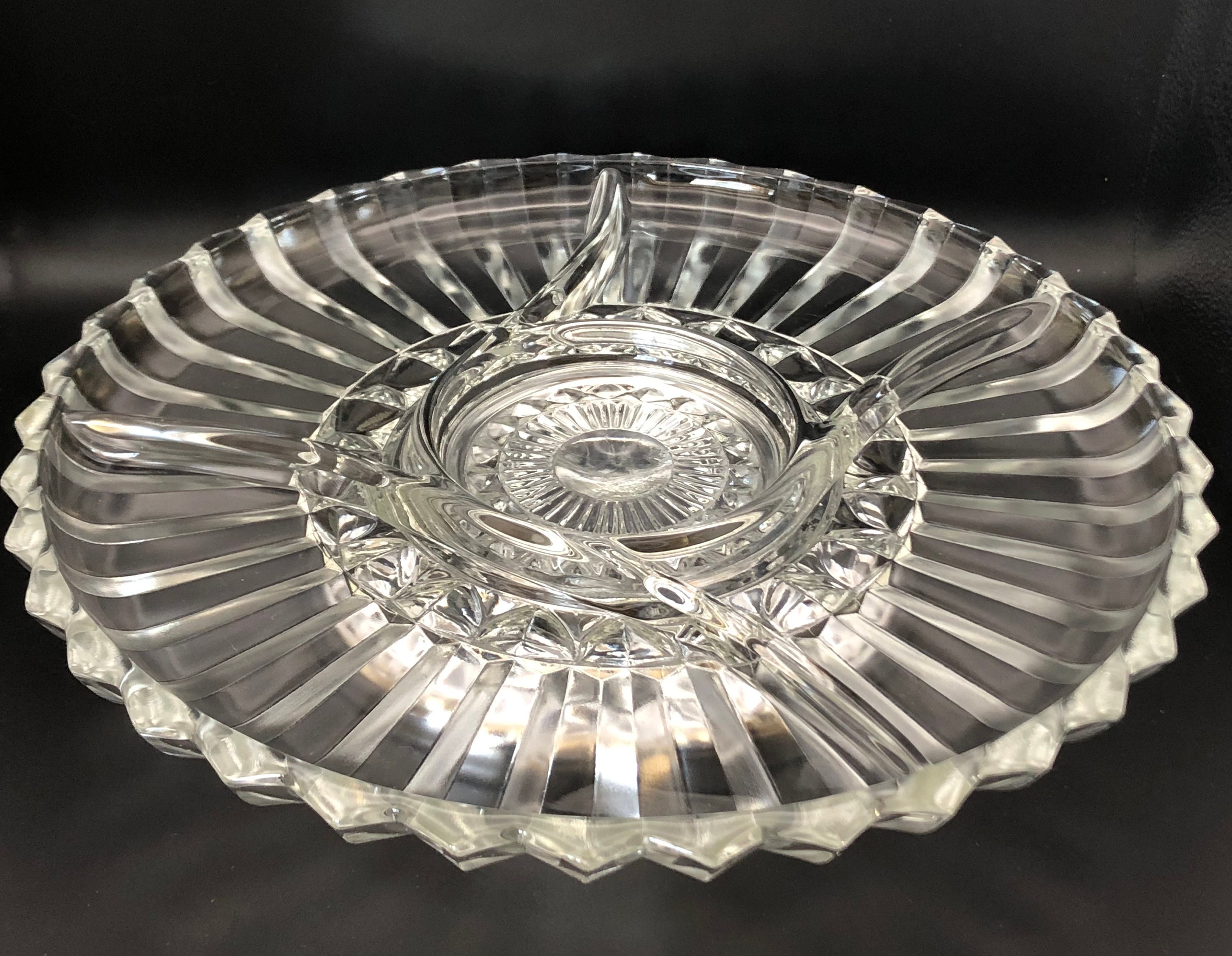 Lazy Susan, Vintage Lazy Susan, Mid Century Lazy Susan, Chrome Lazy ...