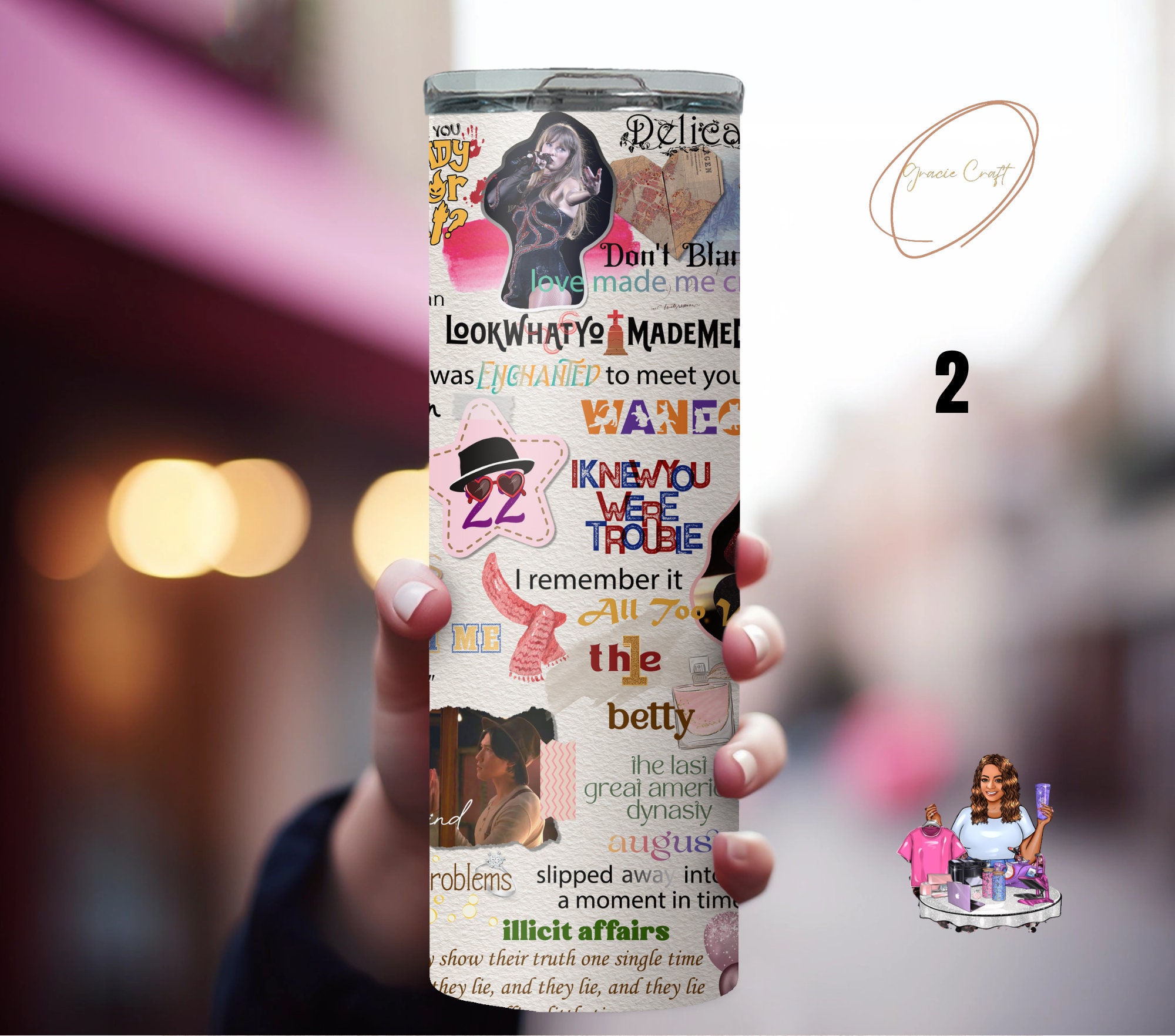 20oz The Eras Tour Taylor Stainless Steel Tumbler, Taylor Fan Gift sold ...