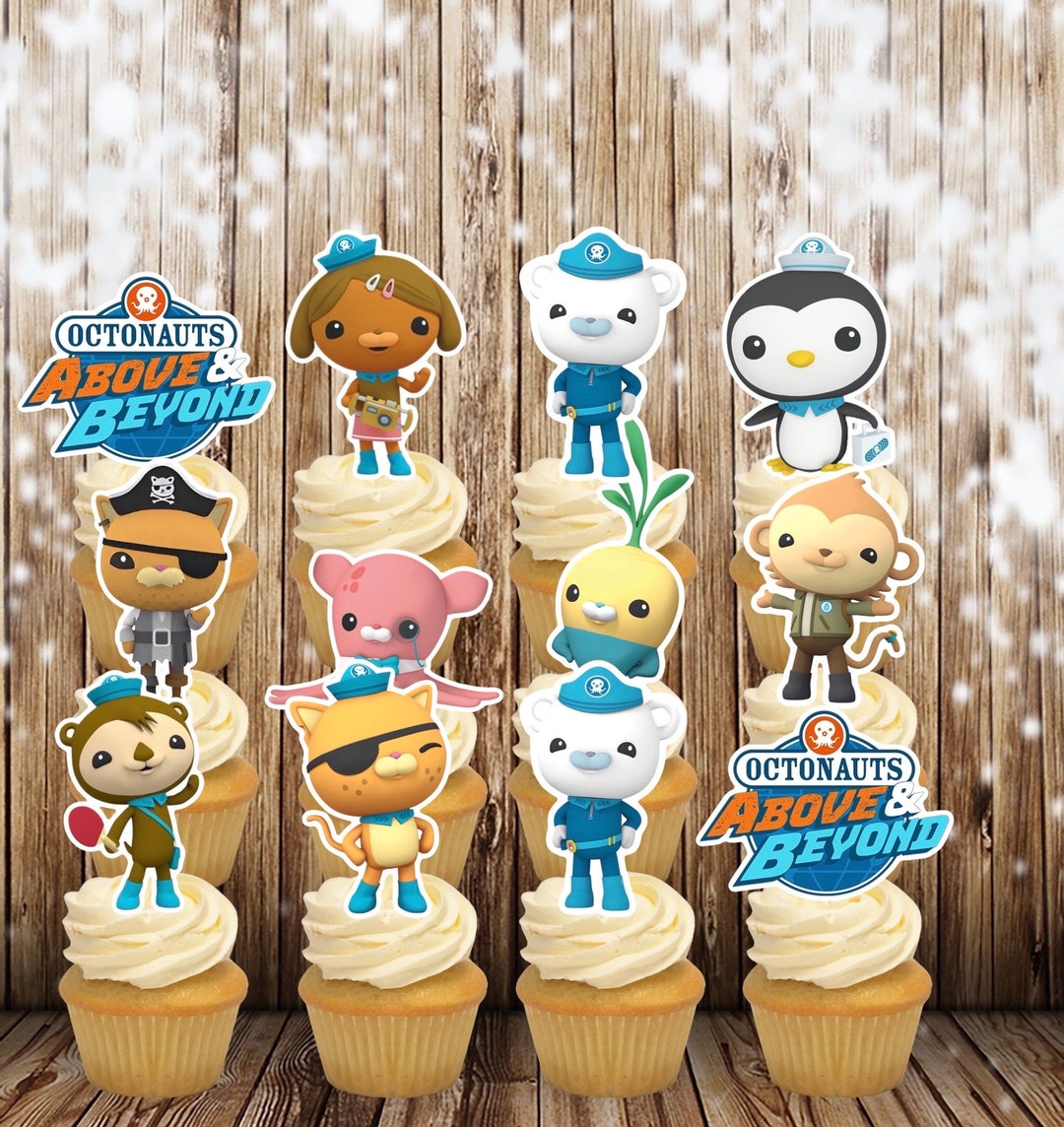 Octonauts Cupcake Toppers - Etsy