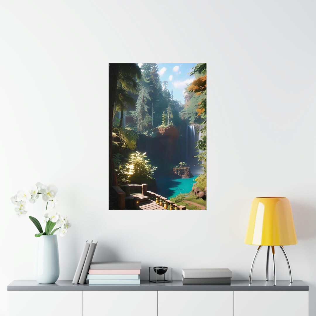 Gorgeous Forest Poster, Premium Posters, Wall Art, Decor, Gifts, Men ...