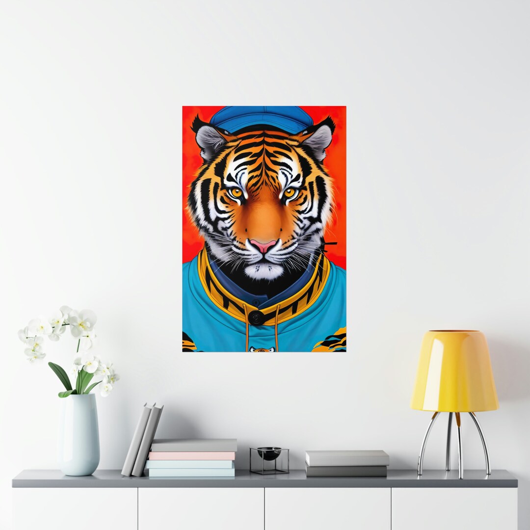 Tiger Poster, Premium Posters, Wall Art, Decor, Gifts, Men, Women, All ...