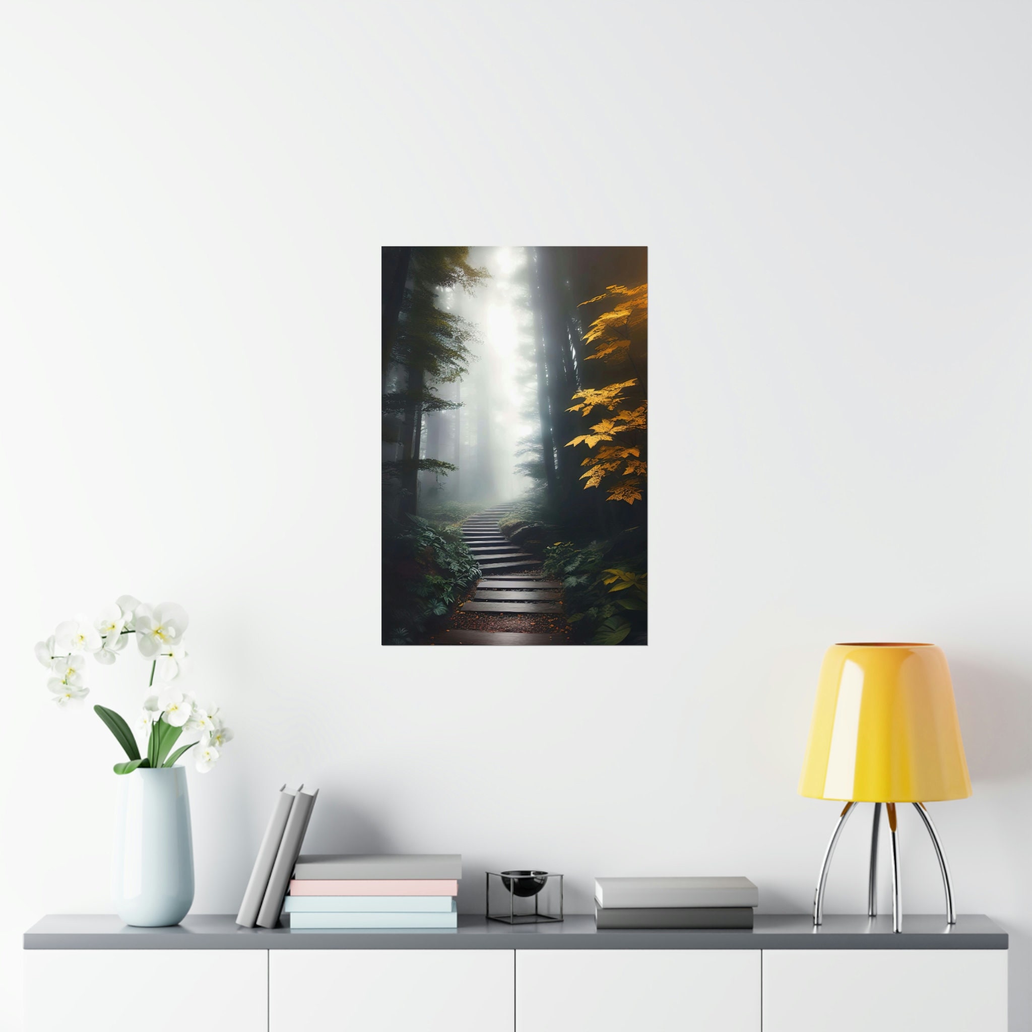 Forest Path Poster, Premium Posters, Wall Art, Decor, Gifts, Men, Women ...