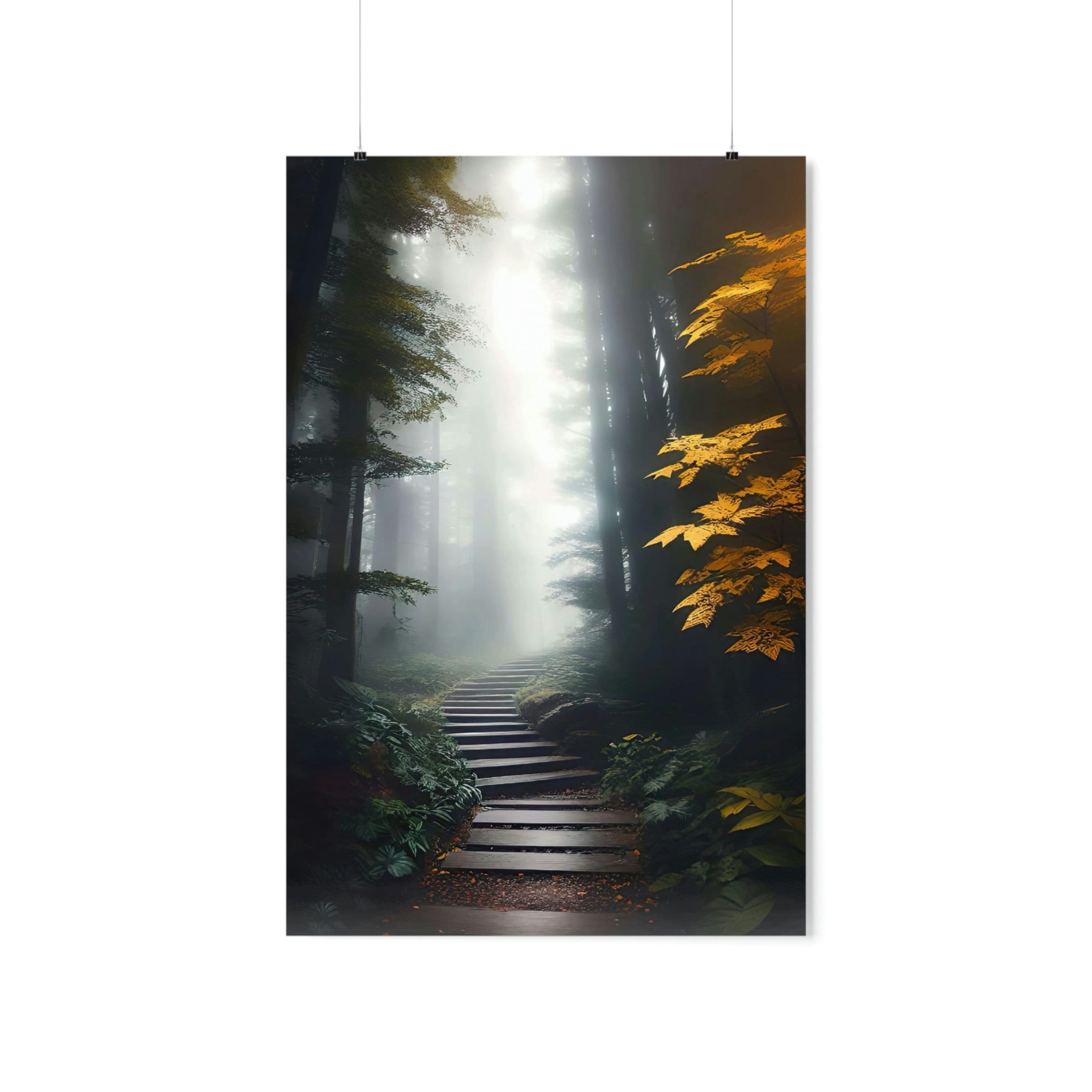 Forest Path Poster, Premium Posters, Wall Art, Decor, Gifts, Men, Women ...