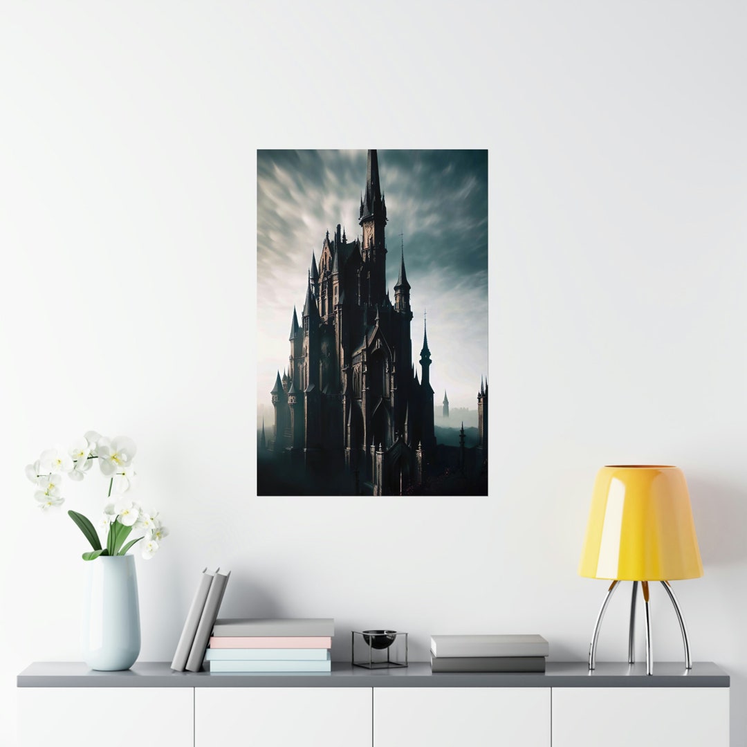 Dark Castle Poster, Premium Posters, Wall Art, Decor, Gifts, Men, Women ...