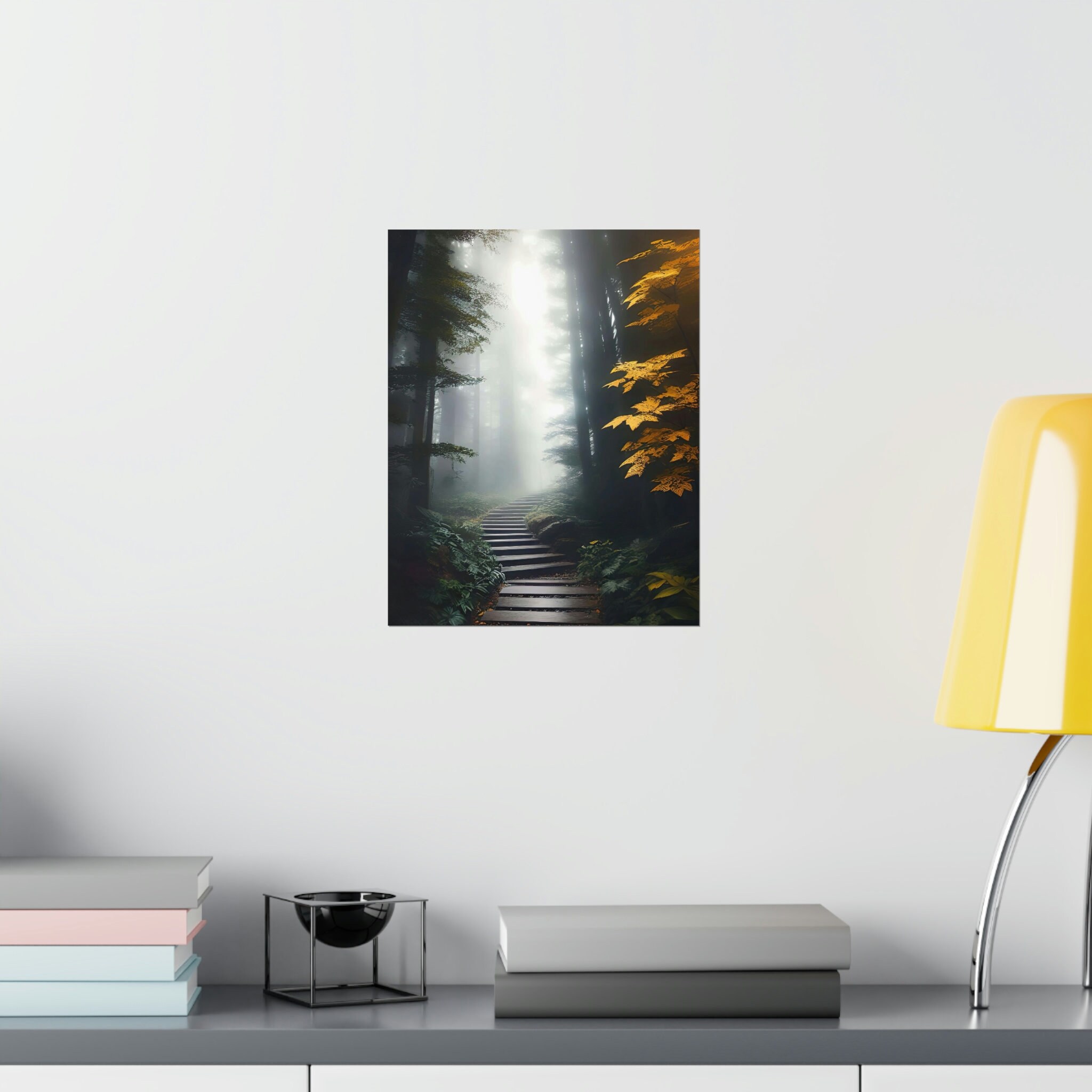 Forest Path Poster, Premium Posters, Wall Art, Decor, Gifts, Men, Women ...