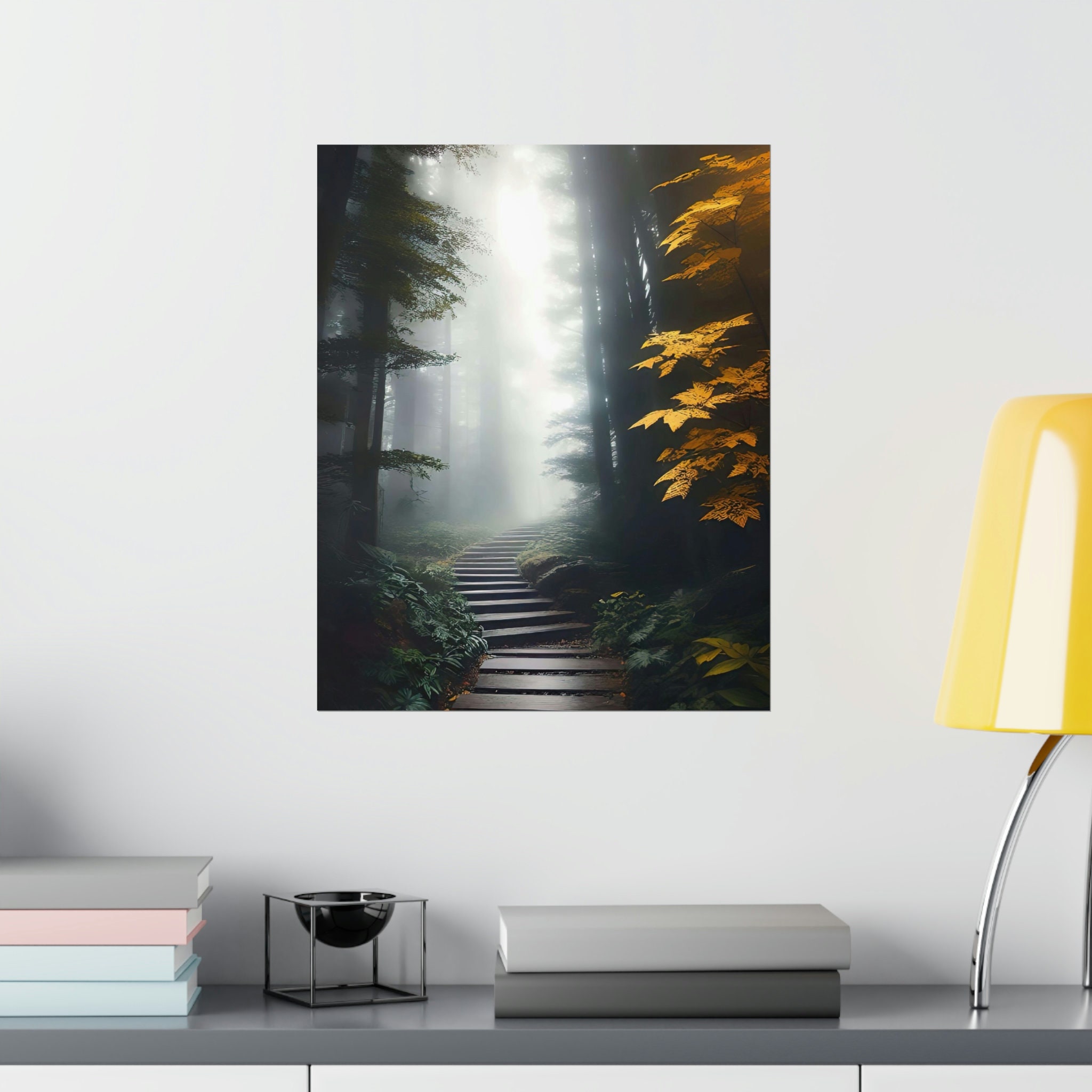 Forest Path Poster, Premium Posters, Wall Art, Decor, Gifts, Men, Women ...