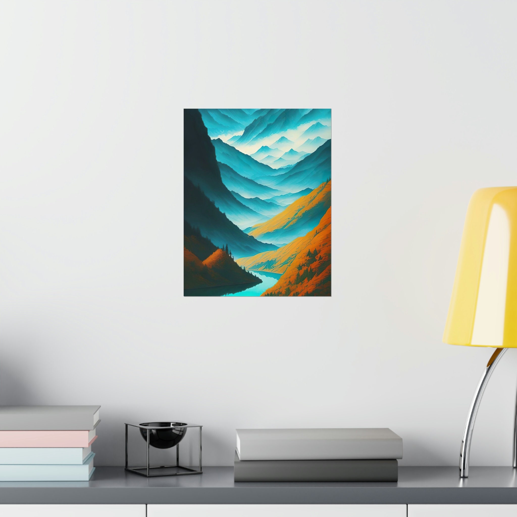 Mountains Poster, Premium Posters, Wall Art, Decor, Gifts, Men, Women ...