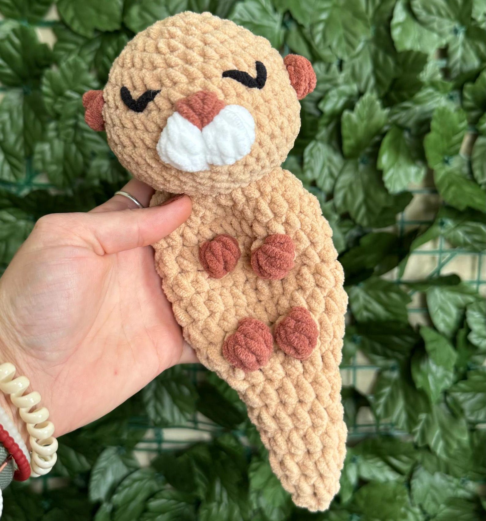 Otter Baby Lovey NO SEW Crochet PATTERN With Pictures and Tutorials - Etsy