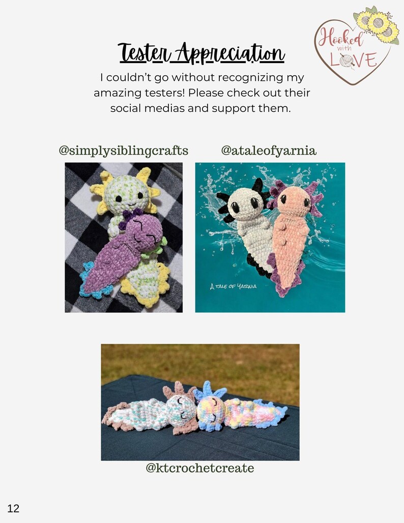 Axe the Axolotl Lovey PATTERN - Etsy