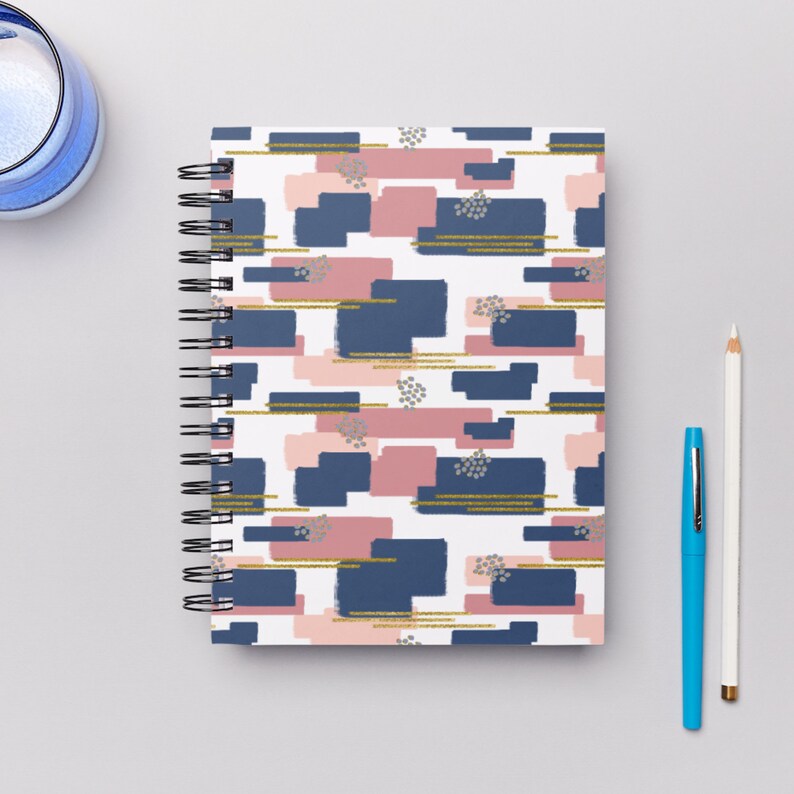 Abstract Digital Seamless Pattern, Modern Wallpaper Background, Navy ...