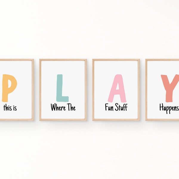 Play Room Signs - Etsy