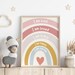 Affirmations for Kids PRINTABLE Wall Art, Rainbow Positive Affirmations ...