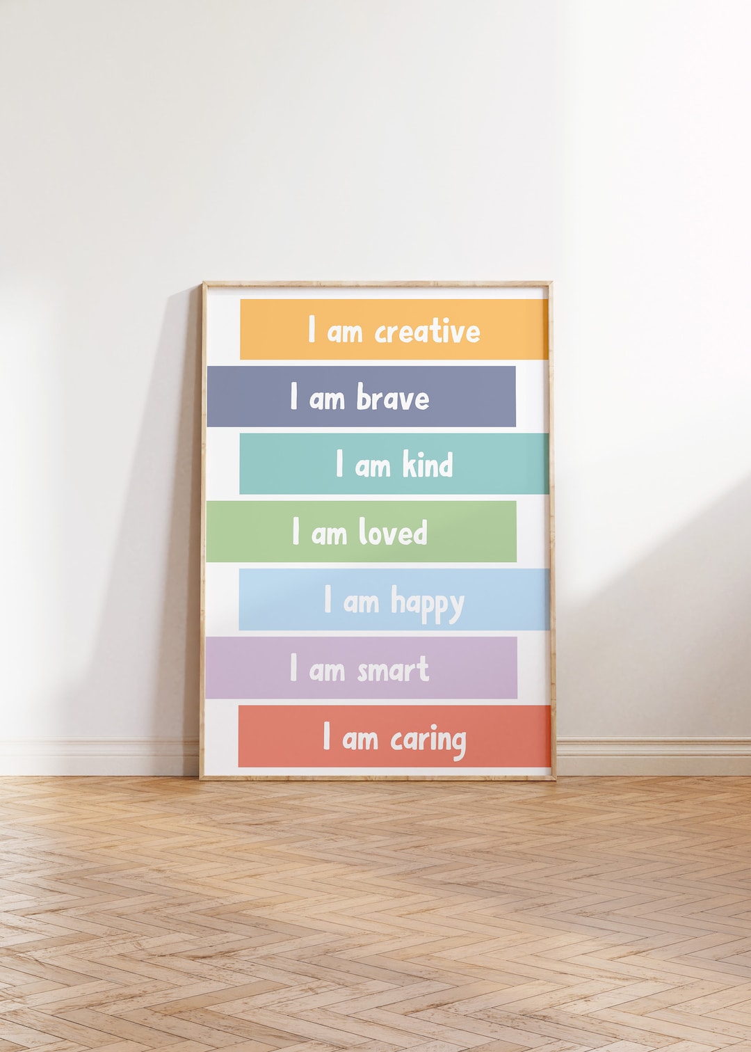 Affirmations for Kids, Classroom Posters, I Am Affirmations, Playroom ...