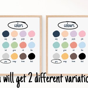 Set of 24 Educational Posters, Montessori Classroom Decor, Homeschool ...