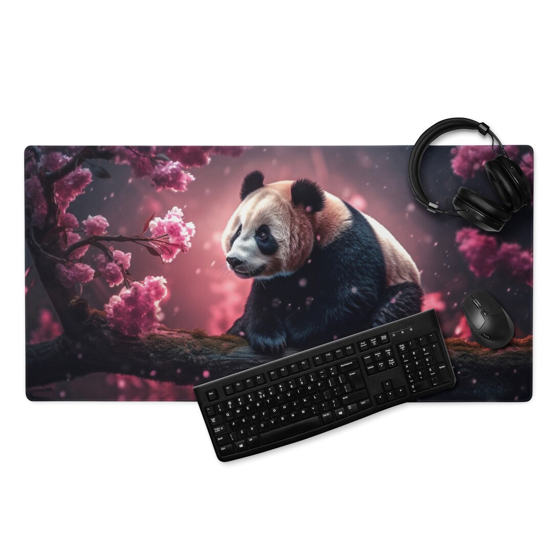 Panda Desk Mat, Extra Large Mouse Pad, Gamer Mouse Pad, Laptop Pad Mat ...