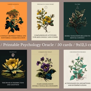 Printable Psychology Oracle Printable Oracle Cards PDF Oracle Cards ...