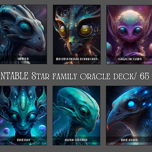 The Star Family Oracle Starseed Oracle Printable Oracle Cards PDF ...